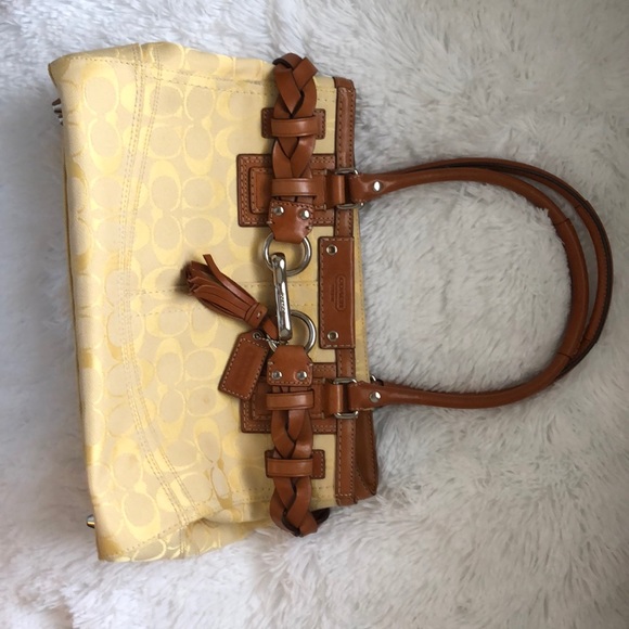 Coach | Bags | Pastel Yellow Coach Purse | Poshmark